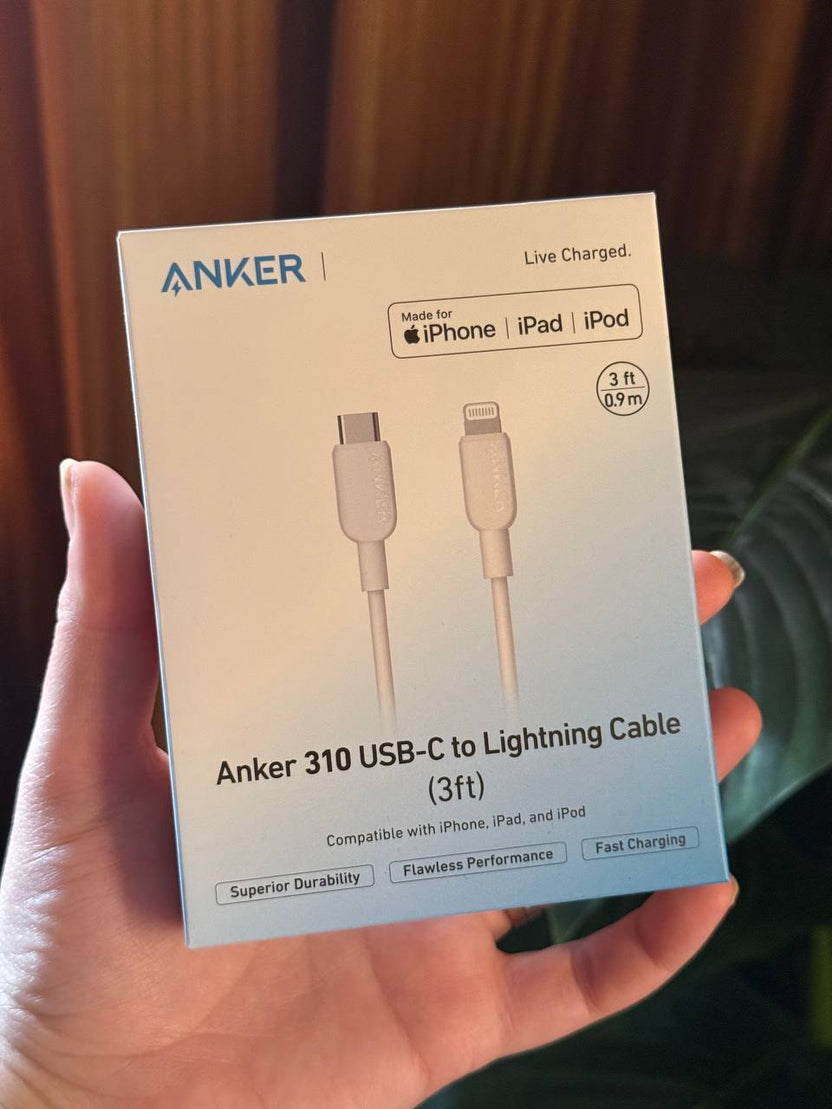 Anker 310 USB-C to Lightning Cable (20 wt) – Covers corner